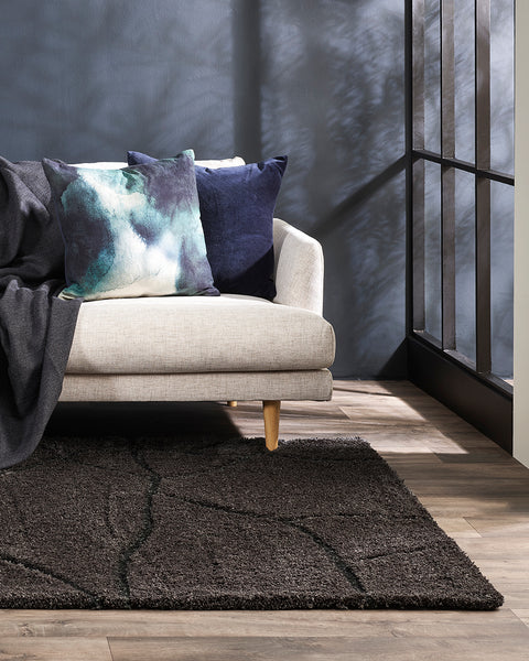Aria Charcoal Floor Rug | Furtex NZ