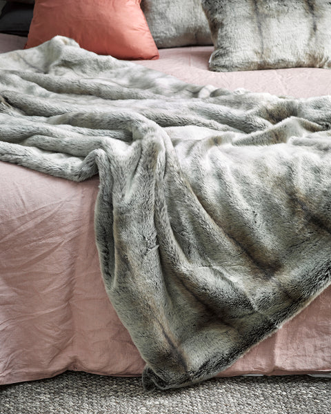 Silver Marten Throw | Heirloom | Furtex | Furtex NZ